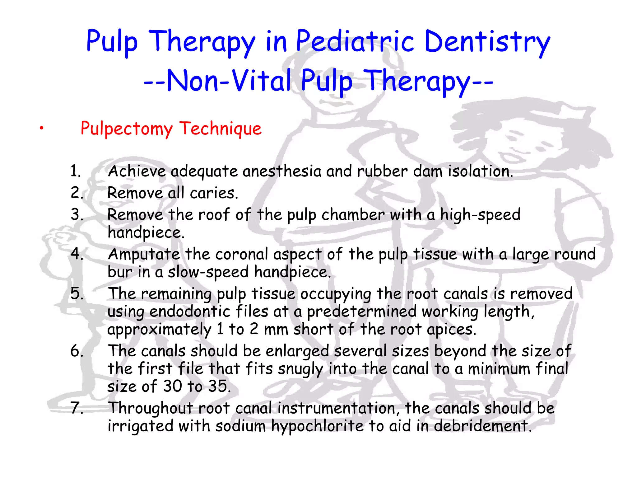 Pulp Therapy In Pediatric Dentistry Revised 2 | PPT
