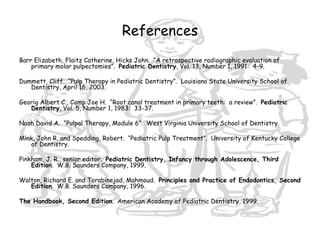 Pulp therapy in pediatric dentistry revised 2 | PPT