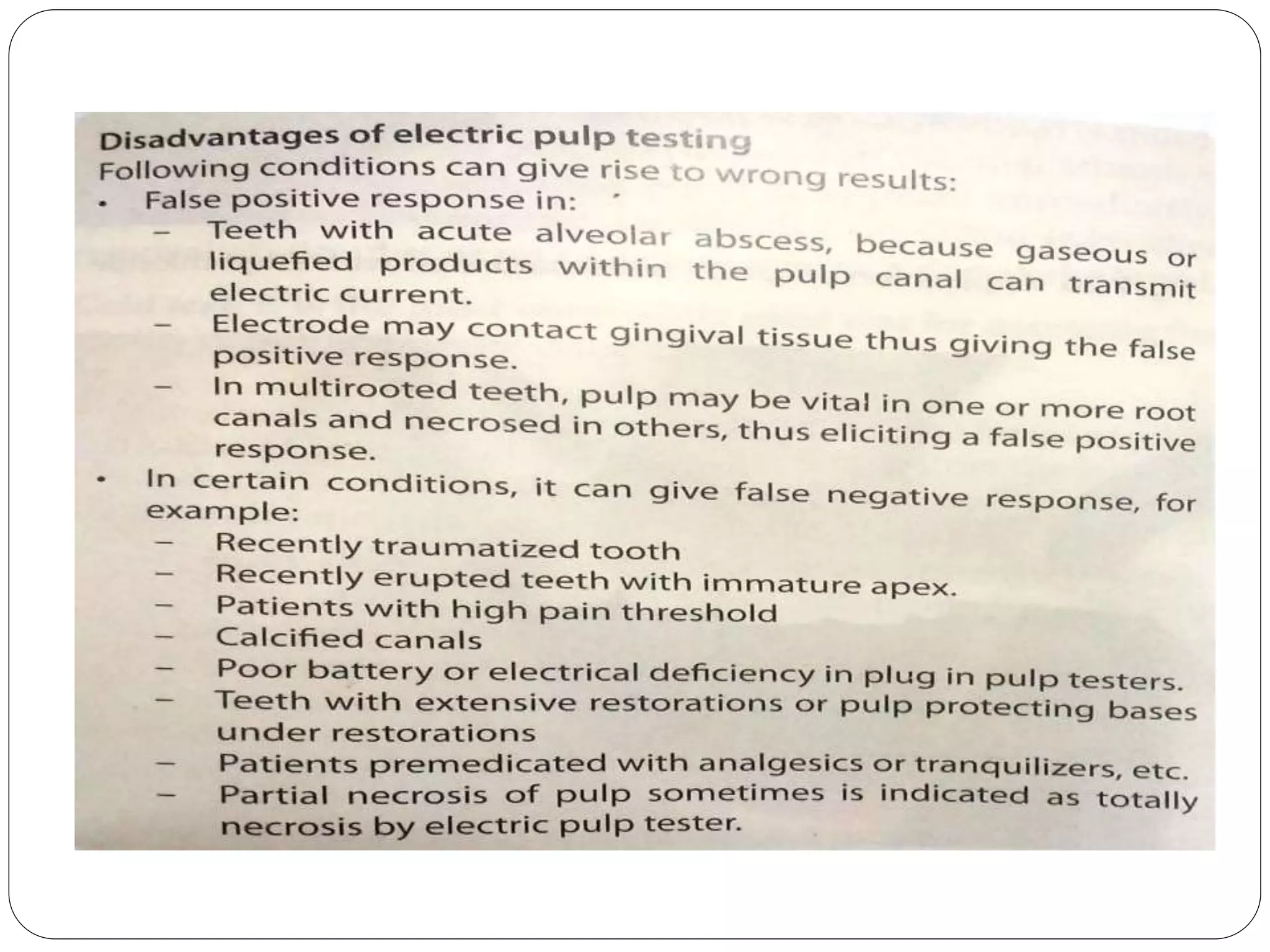 Pulp vitality test new | PPT