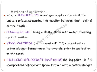 Pulp vitality test new | PPT