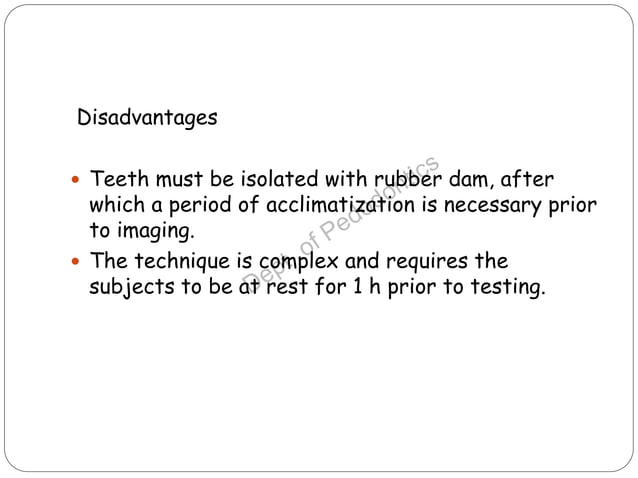 Pulp vitality test new | PPT | Dental Health | Diseases and Conditions