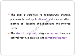 Pulp vitality test new | PPT