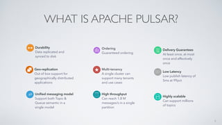 Pulsar - flexible pub-sub for internet scale | PPT