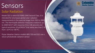 User Guide: Pulsar™ Weather Station (Columbia Weather Systems) | PDF