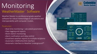 User Guide: Pulsar™ Weather Station (Columbia Weather Systems) | PDF