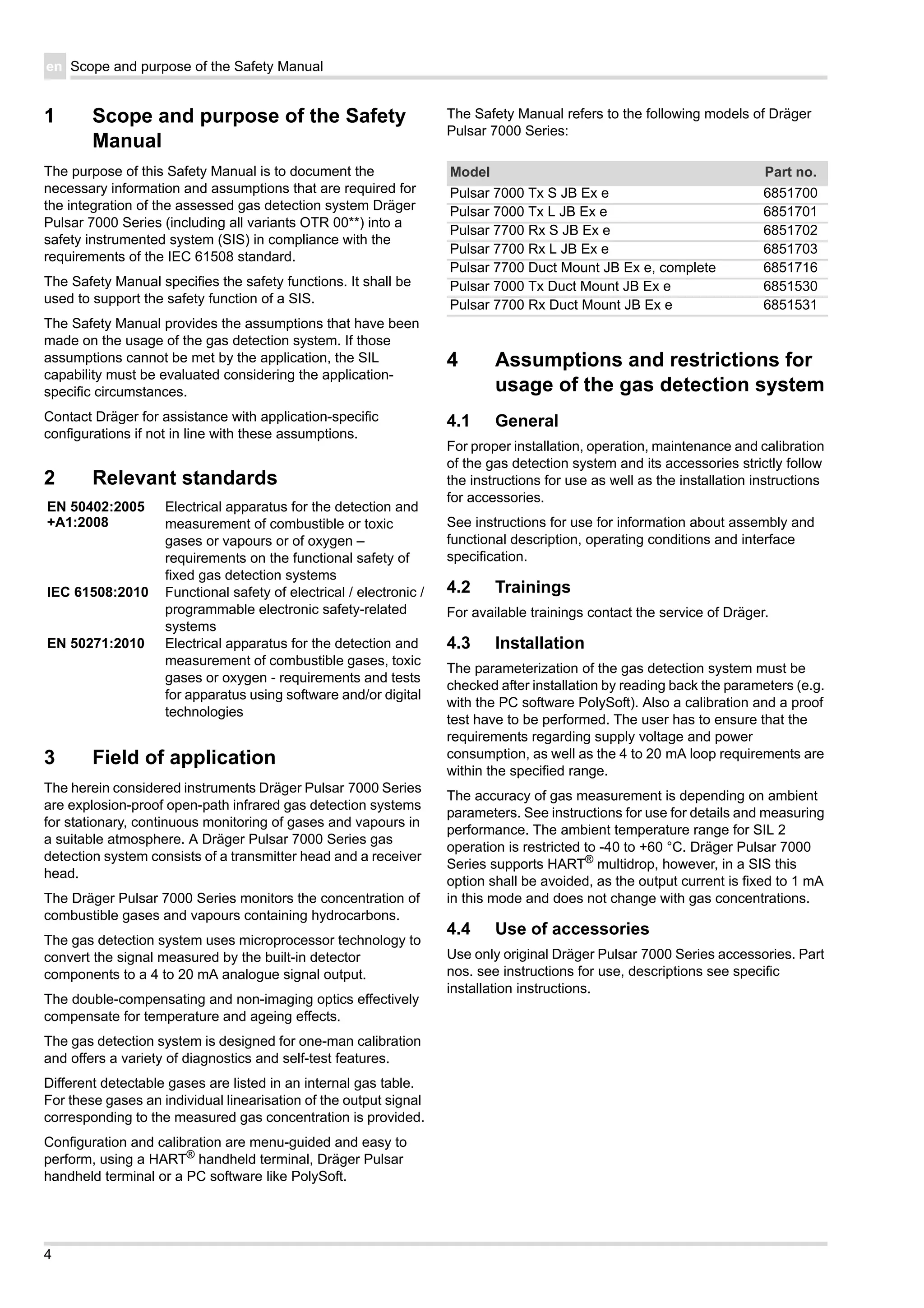 Pulsar 7000 safety manual | PDF