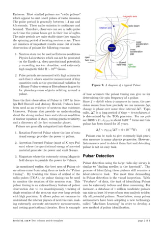 Pulsardetection | PDF | Physics | Science