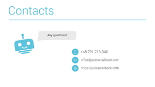 Callback smart widget | PPT