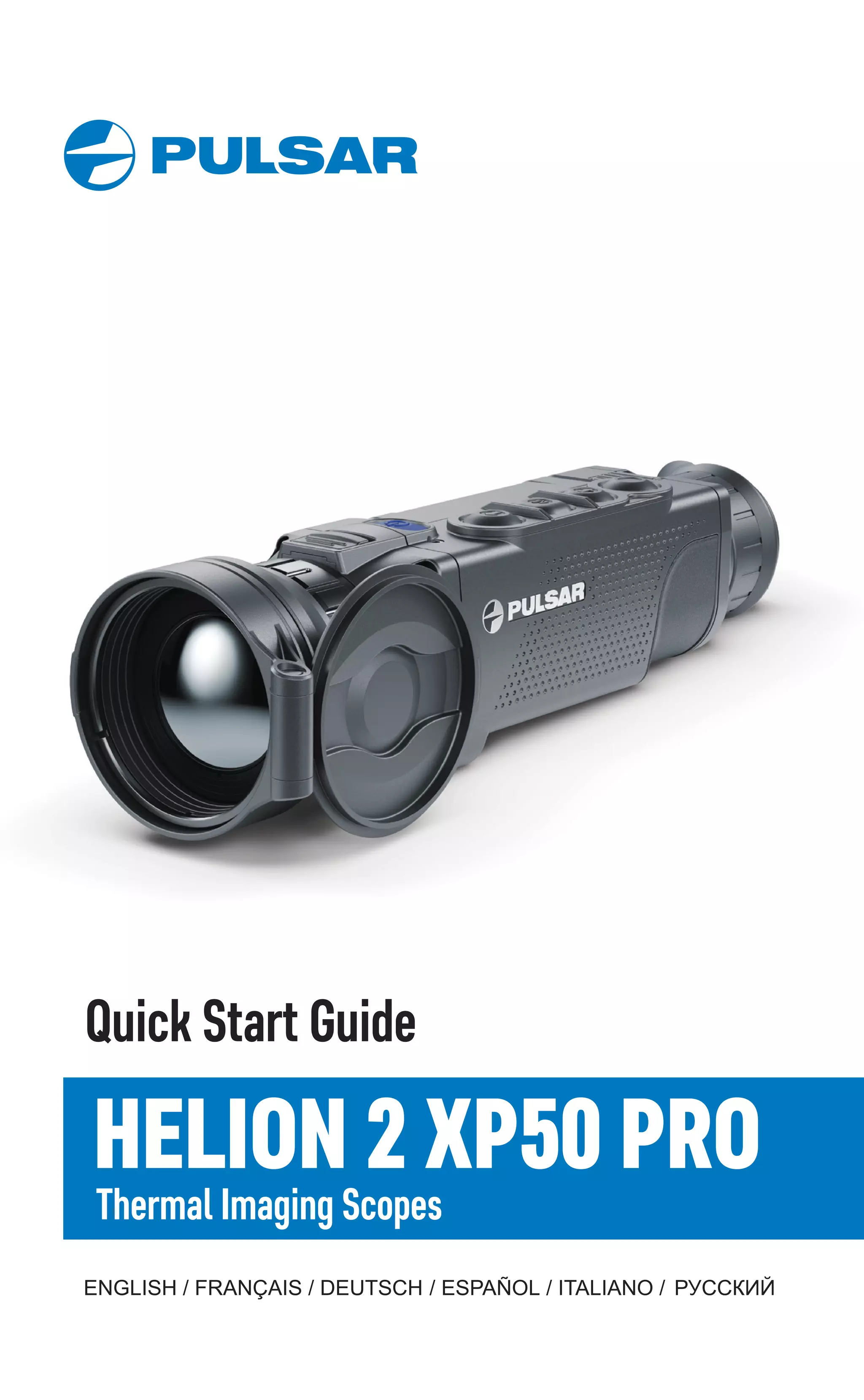 Pulsar Helion 2 XP50 Pro Quick Guide | Optics Trade | PDF