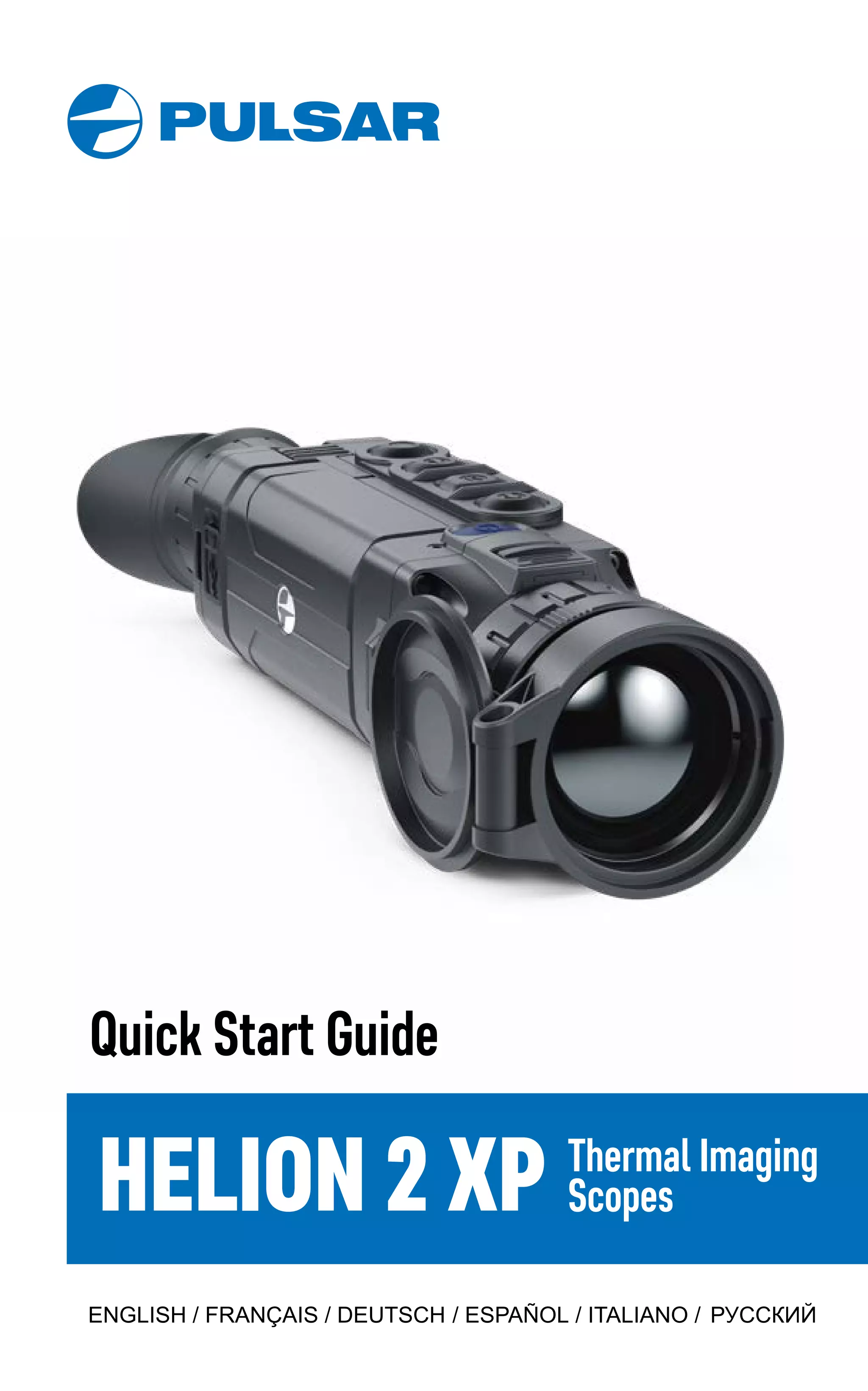 Instruction Manual Pulsar Helion 2 XP50 Thermal Imaging Monocular | Pulsar Optics | Optics Trade ...
