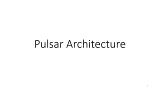Apache Pulsar Design Choices and use-cases | PPT