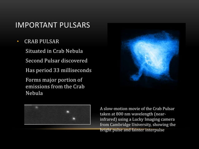 Pulsars | PPTX | Physics | Science