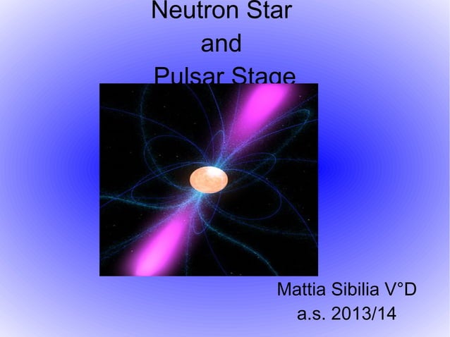 Pulsar Stage And Neutron Star | ODP