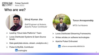 Pulsar Summit Asia 2022 - Keeping on top of hybrid cloud usage with ...