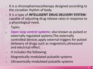Pulsatile drug delivery system | PPTX