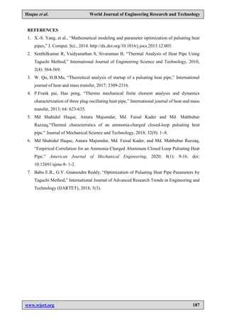 PARAMETRIC OPTIMIZATION OF PULSATING HEAT PIPE BY TAGUCHI METHOD | PDF