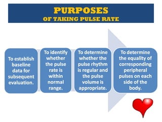 Taking Pulse Rate