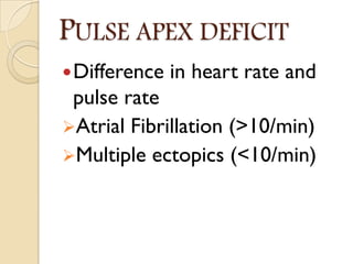 Pulse- Abnormal Findings | PDF