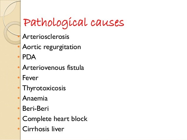 Pulse- Abnormal Findings