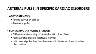 Pulse - Arterial Pulse - Types | PPTX