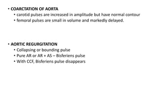 Pulse - Arterial Pulse - Types | PPTX