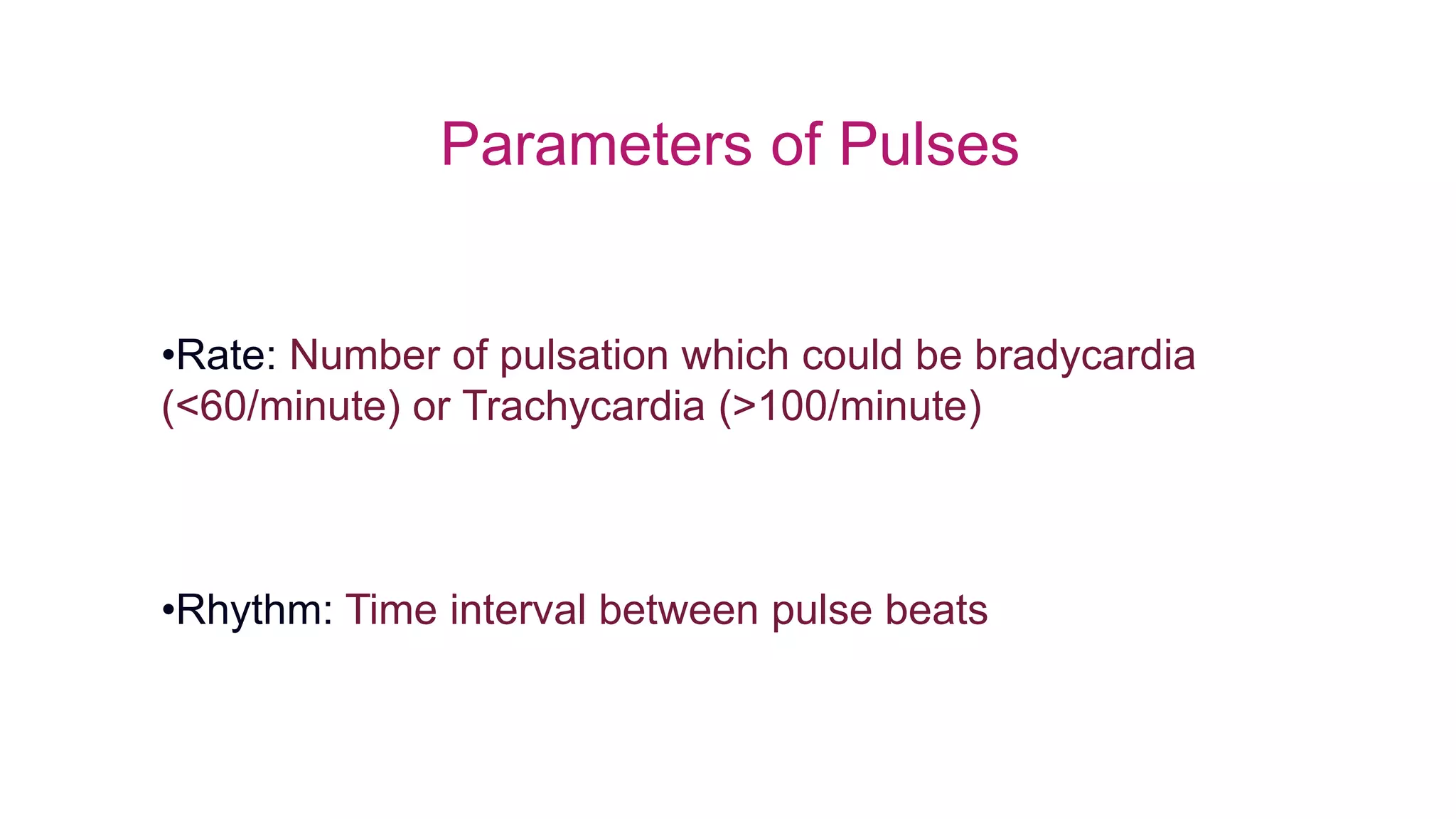 DIFFERENT PULSE SITES (pulse -introduction & images) | PPTX