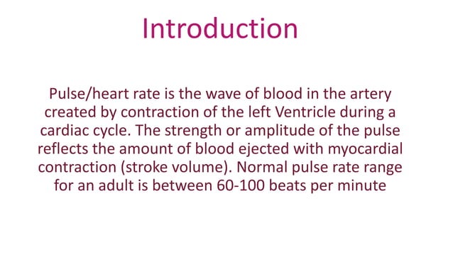 DIFFERENT PULSE SITES (pulse -introduction & images) | PPTX
