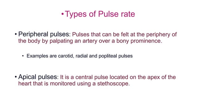 DIFFERENT PULSE SITES (pulse -introduction & images) | PPTX