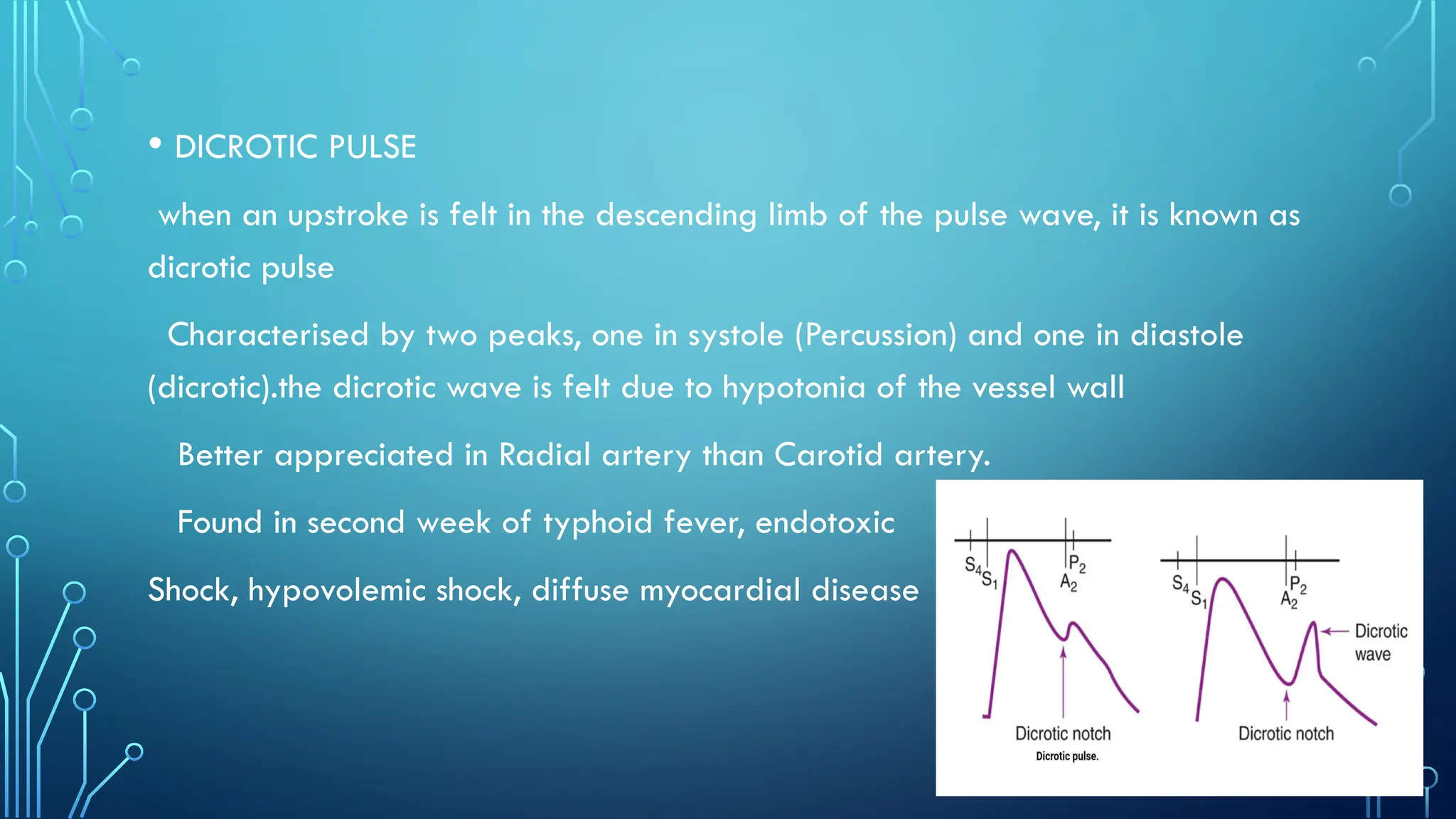 different types of pulse, normal physiology | PPTX