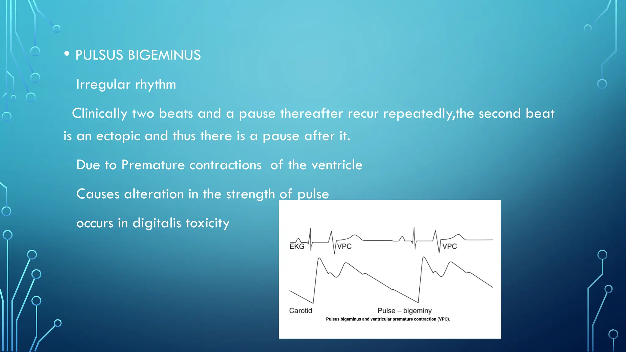 different types of pulse, normal physiology | PPTX