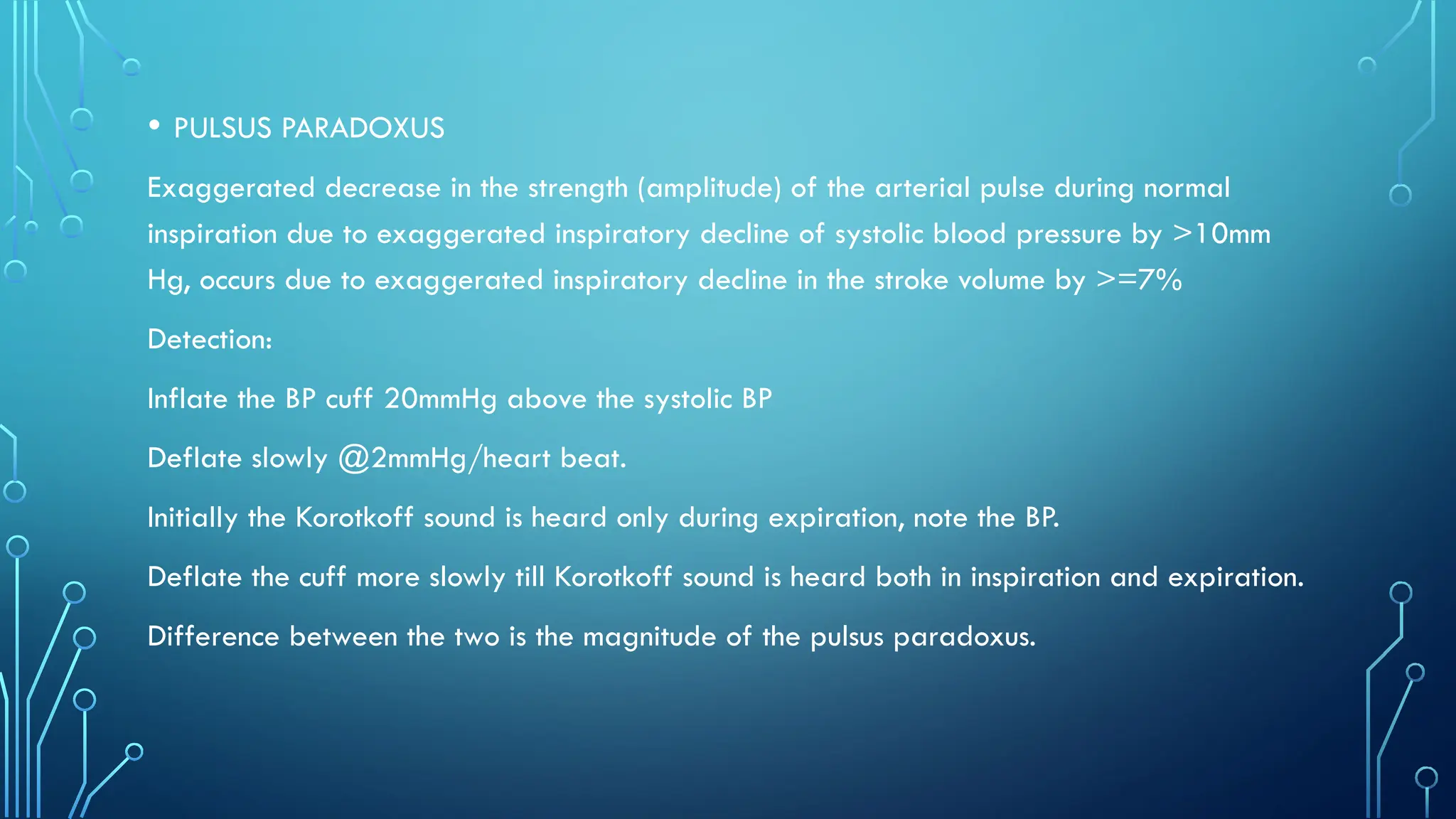 different types of pulse, normal physiology | PPTX