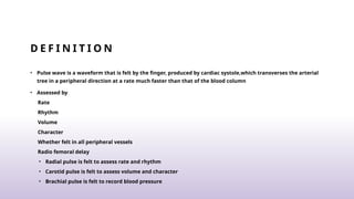 Arterial Pulse | PPTX