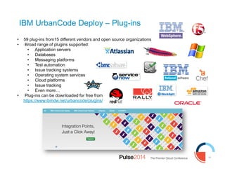 [IBM Pulse 2014] #1579 DevOps Technical Strategy and Roadmap | PDF