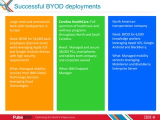 Pulse 2013 - How to run a successful BYOD initiative | PPT