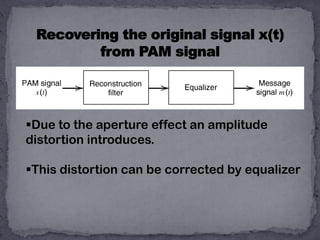 Pulse amplitude modulation (PAM) | PPTX