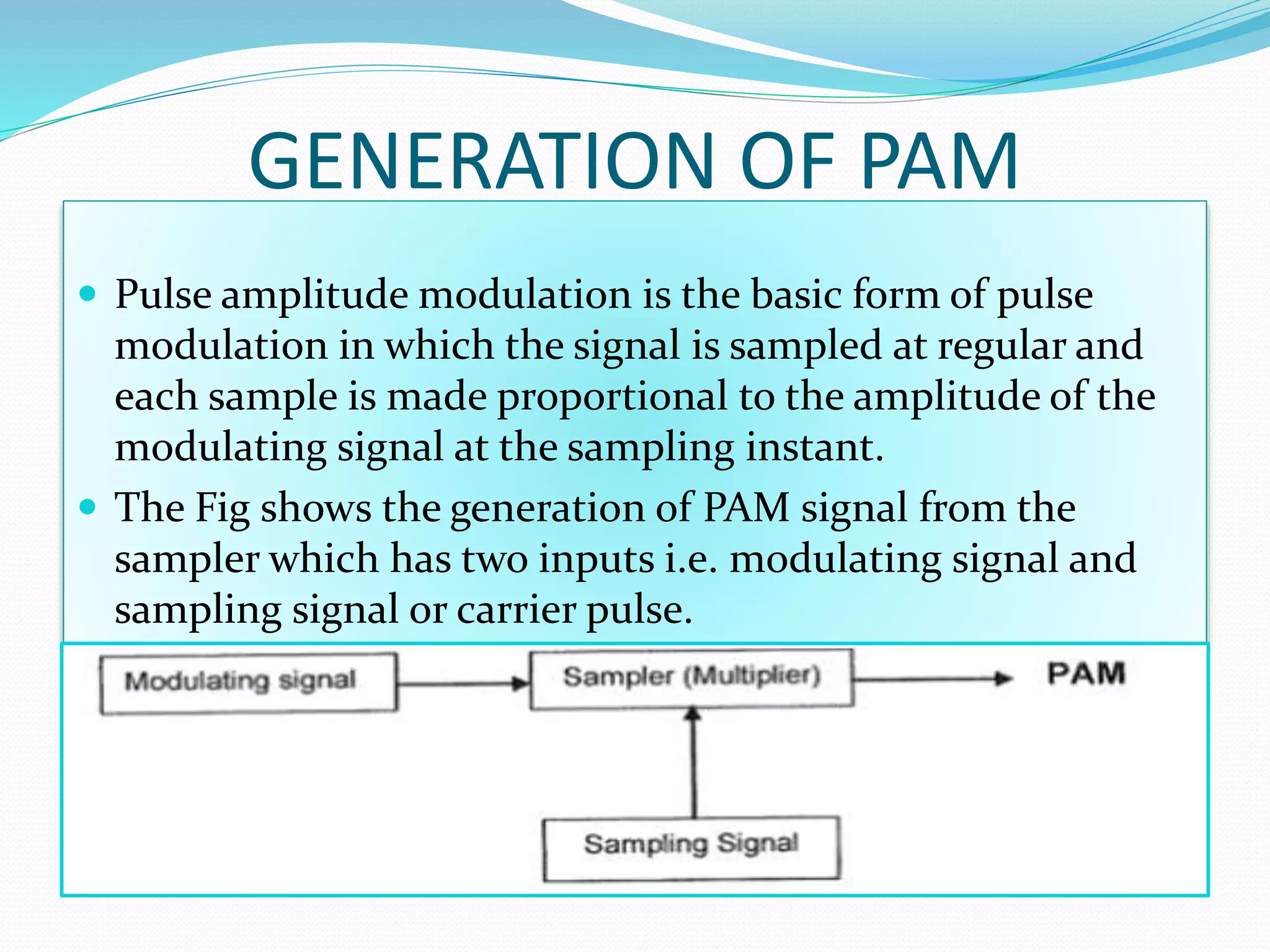 Pulse Amplitude Modulation Pptx