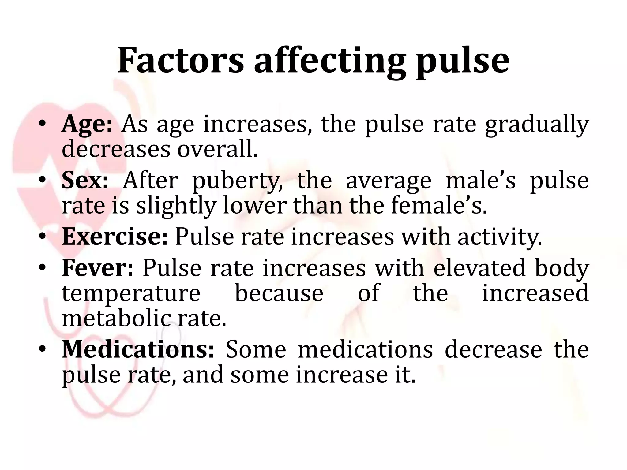 Pulse and heart sound | PPSX
