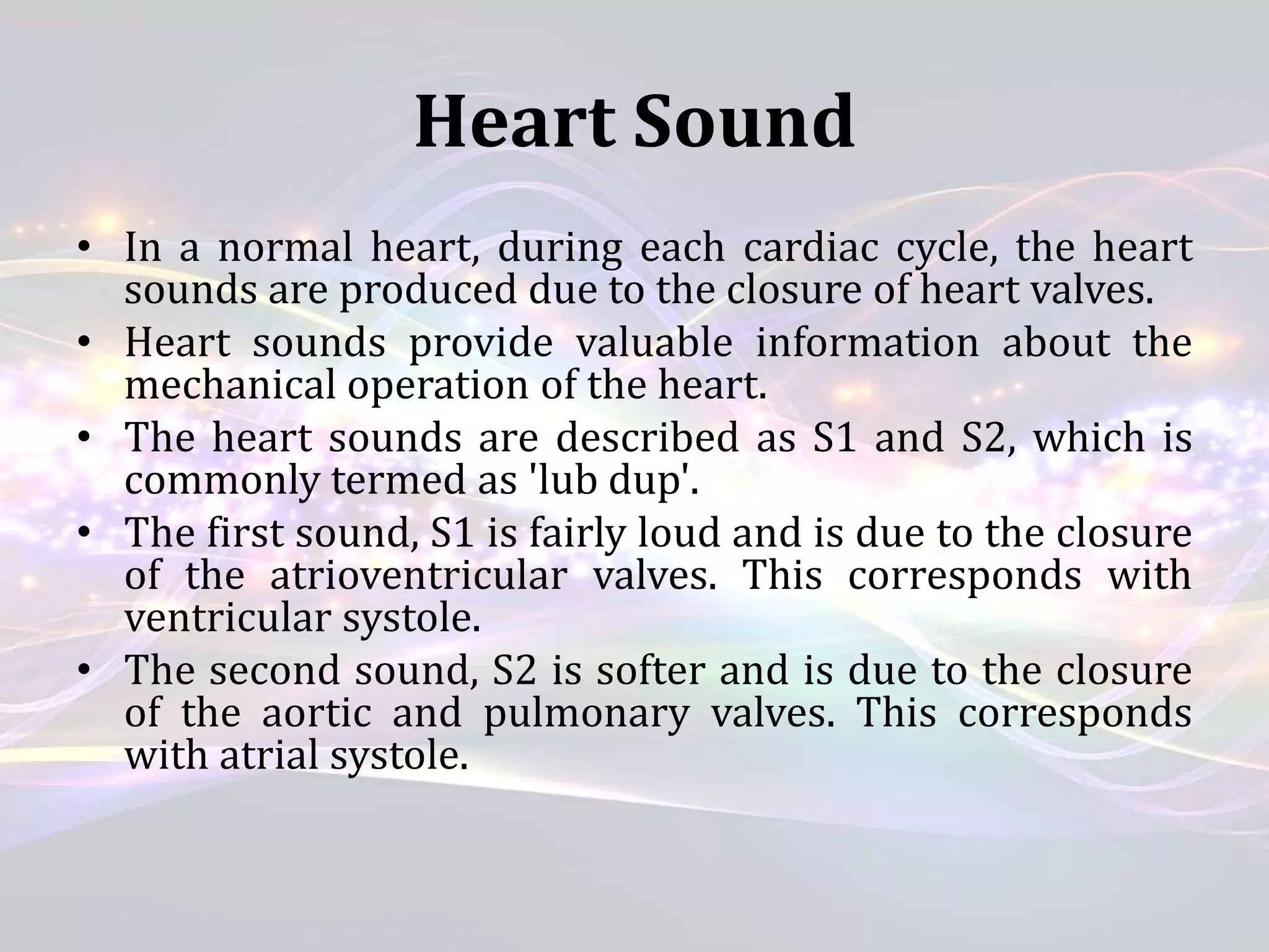 Pulse and heart sound | PPSX