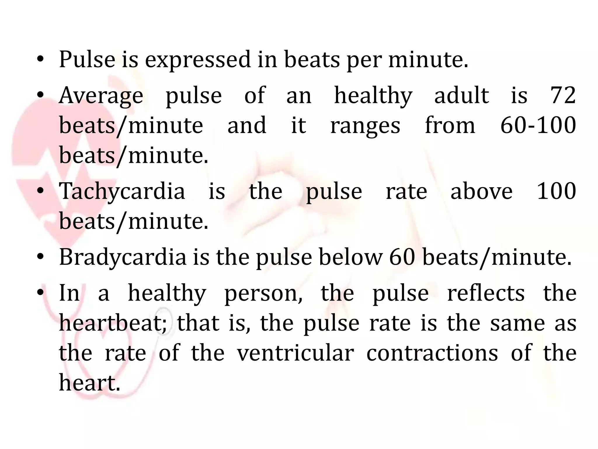 Pulse and heart sound | PPSX