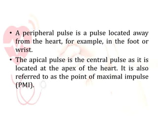 Pulse and heart sound | PPSX