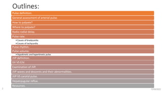 Pulse and JVP examination.pptx