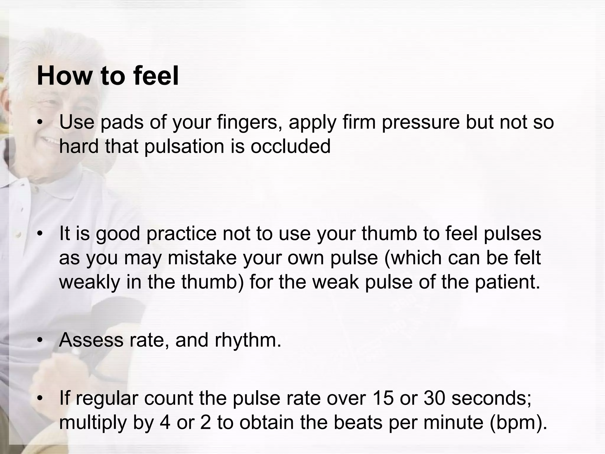 General physical examination: Pulse and Blood pressure measurement | PPTX