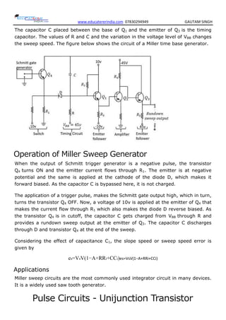 Pulse circuits | PDF
