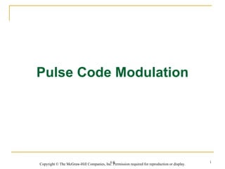 PCM Encoding Explained | PPT