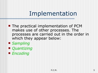 Pulse code modulation | PPT