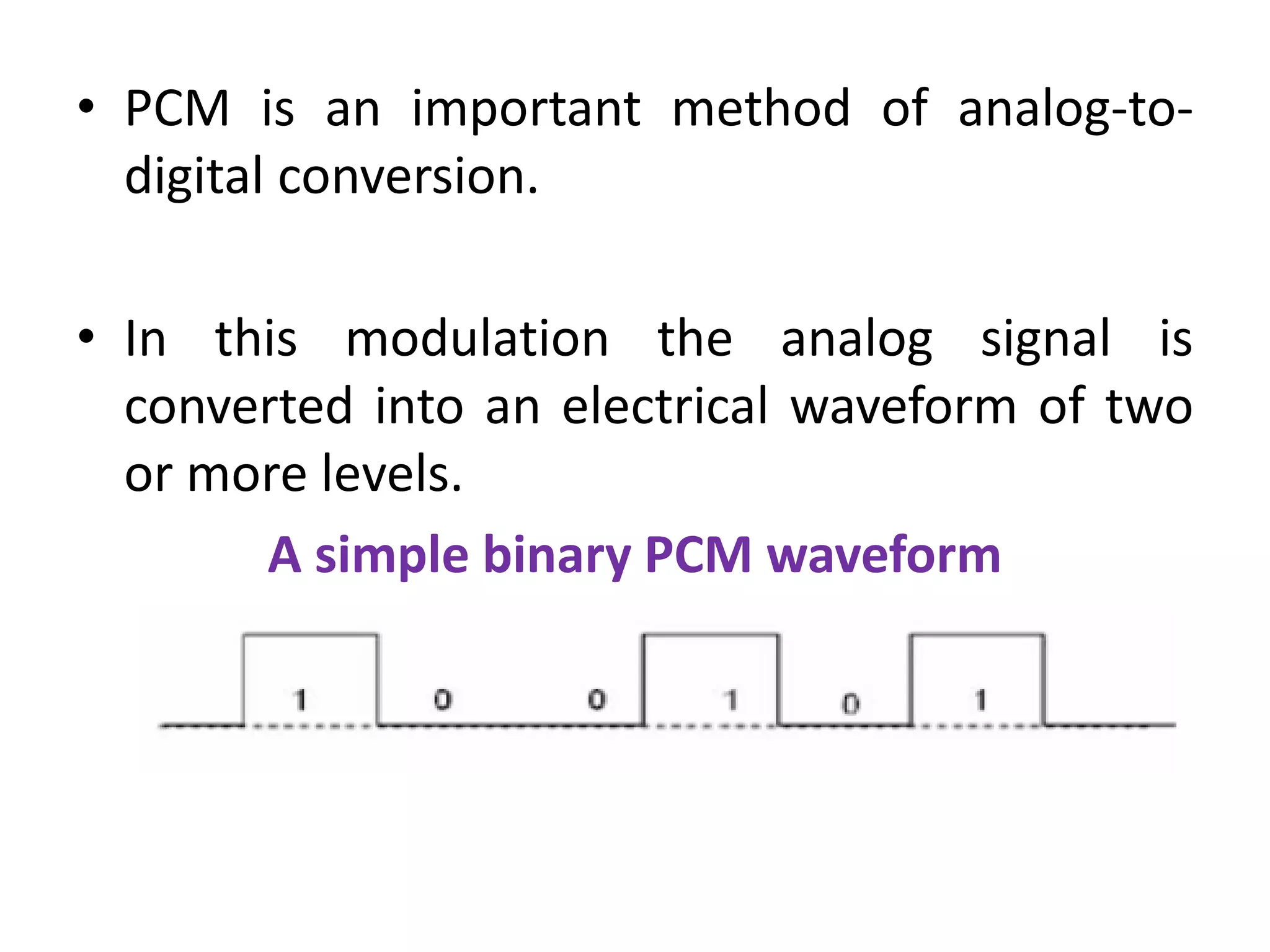 Pulse code modulation | PDF