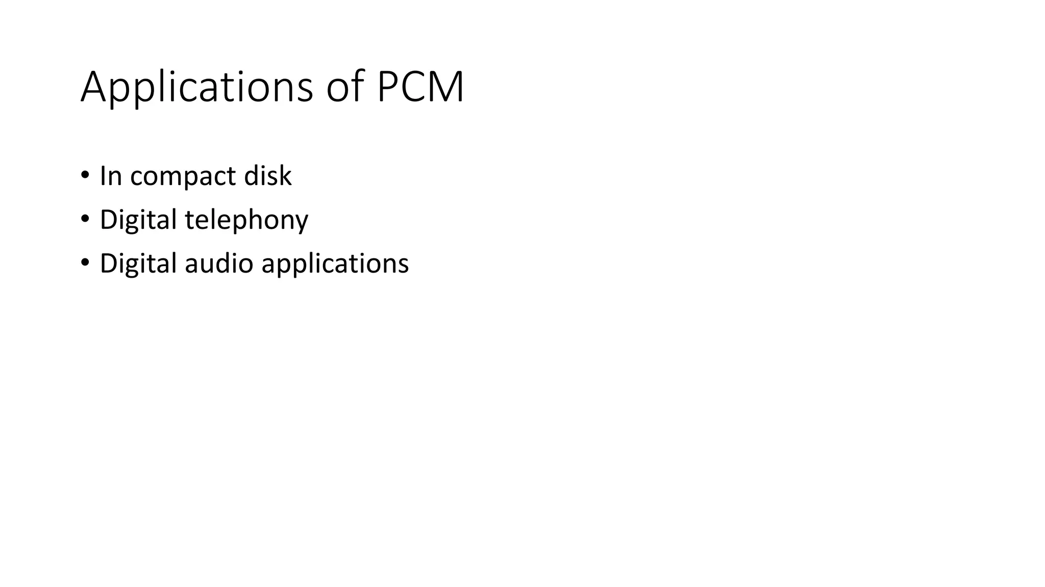 Pulse Code Modulation Pptx