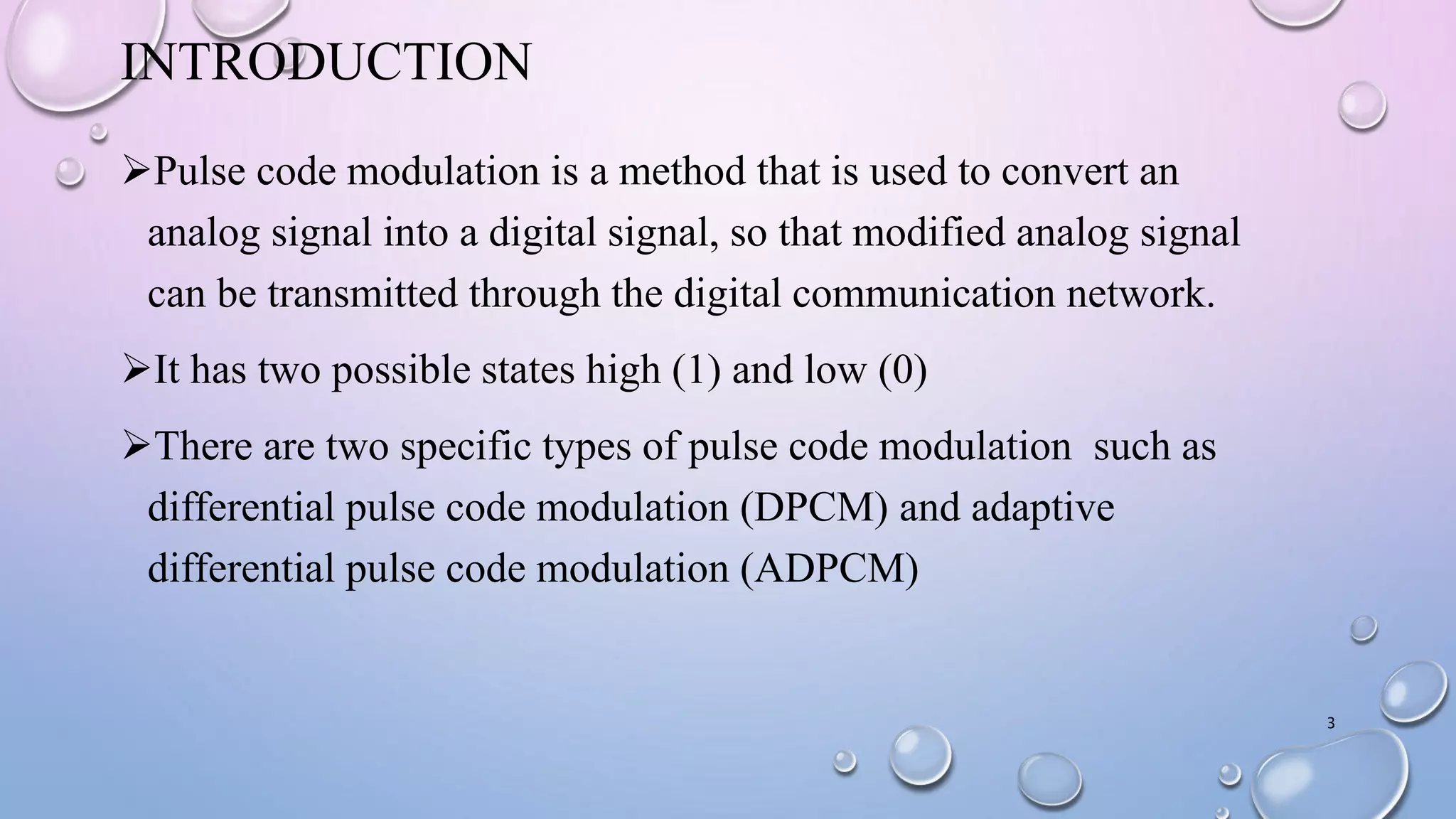 Pulse code modulation and Demodulation | PPTX | Digital Audio ...