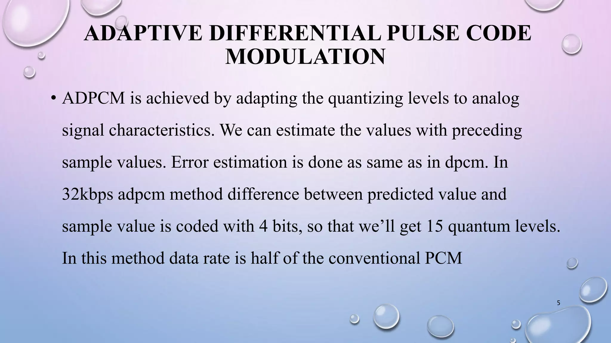Pulse code modulation and Demodulation | PPTX