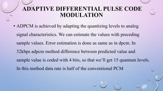Pulse code modulation and Demodulation | PPTX